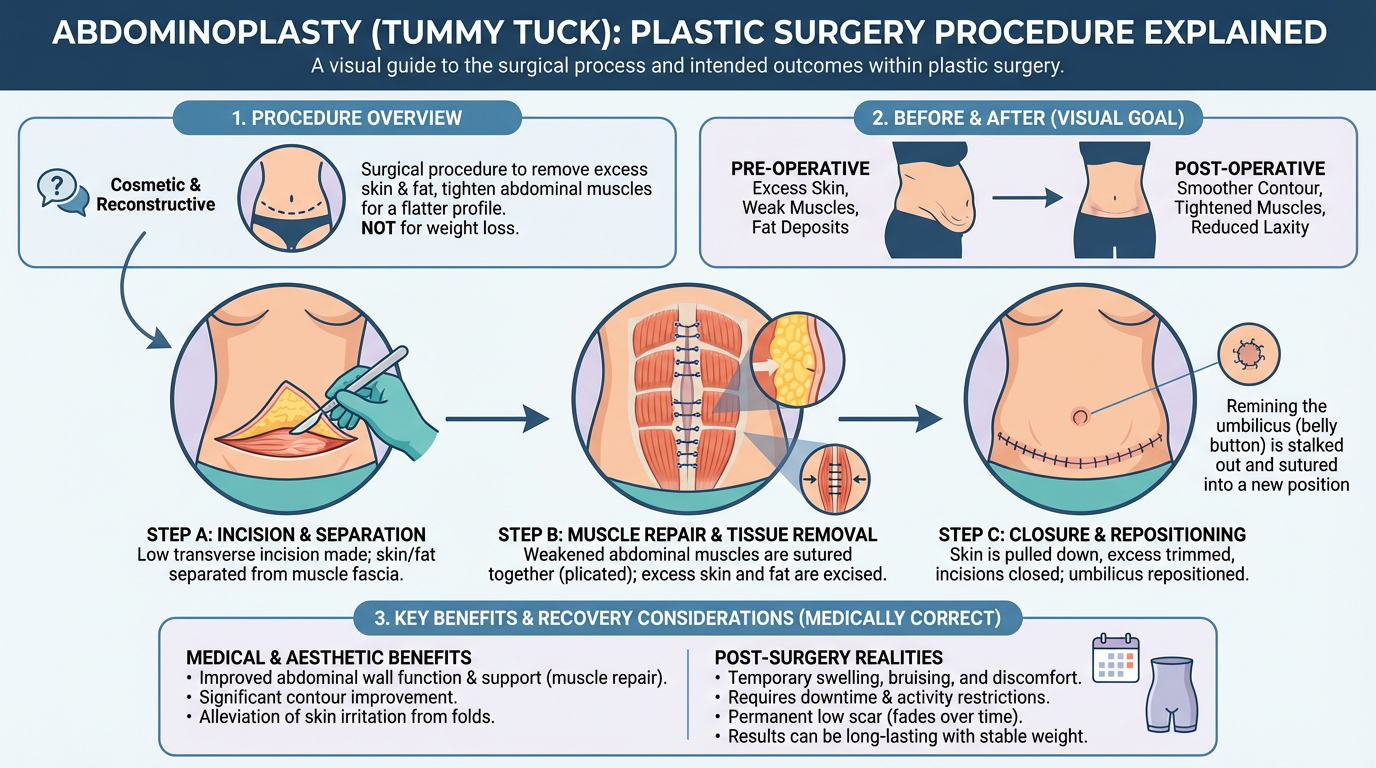 What Is Abdominoplasty Tummy Tuck Mcan Health Glossary