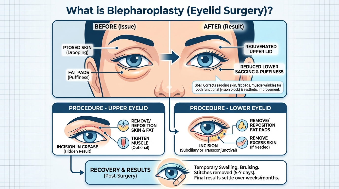 What Is Blepharoplasty Eyelid Surgery Mcan Health Glossary