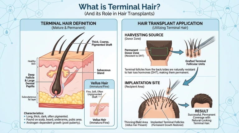 Terminal Hair | MCAN Health Glossary