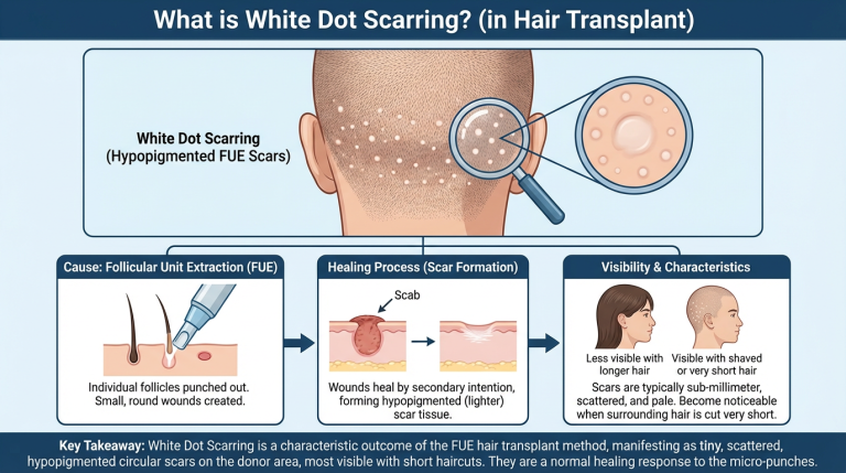 White Dot Scarring | MCAN Health Glossary